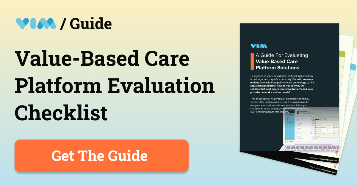 Value-Based Care Platform Evaluation Checklist - Vim